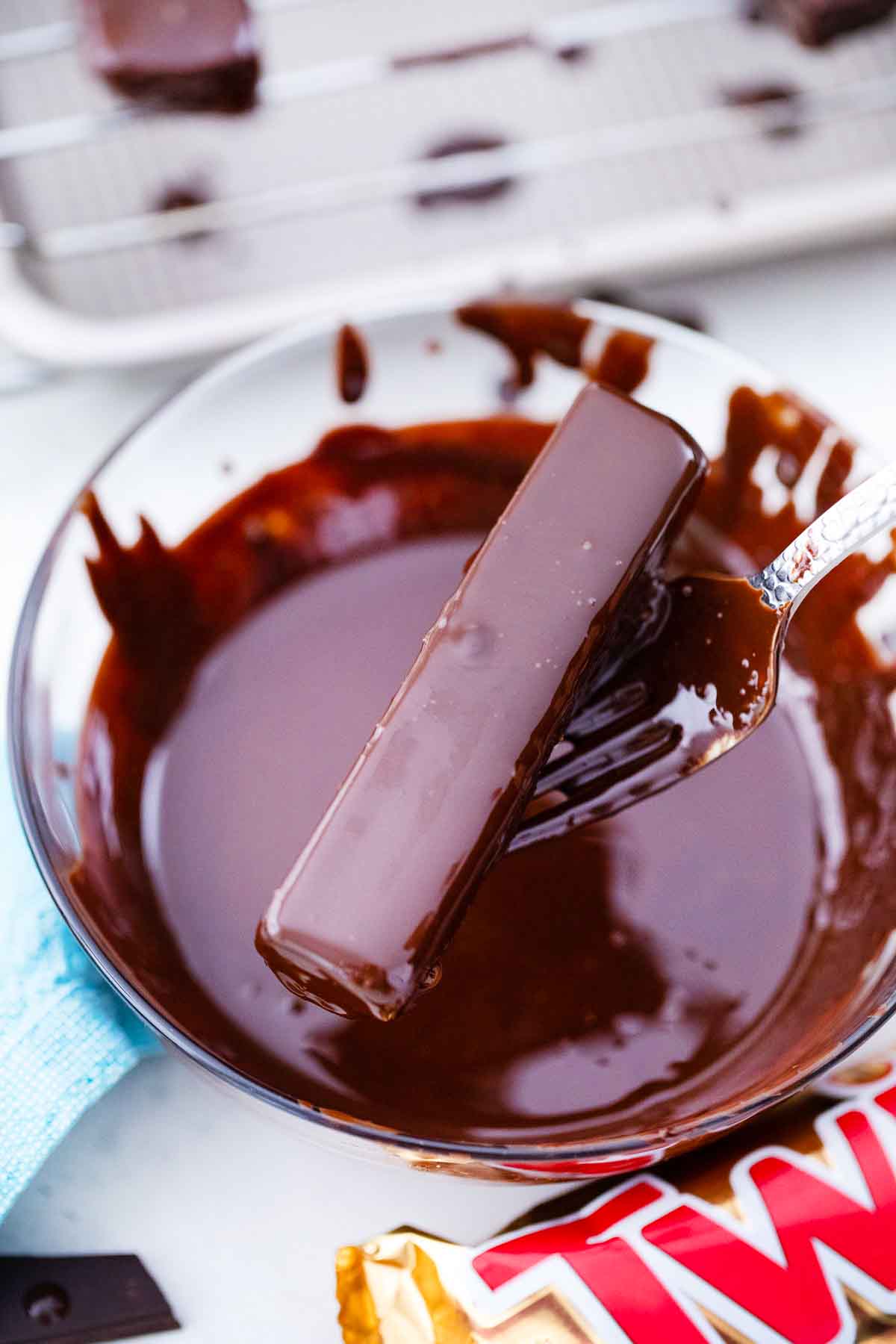 Peanut Butter Twix Bars - Healthier Version - Sweet and Savory Meals
