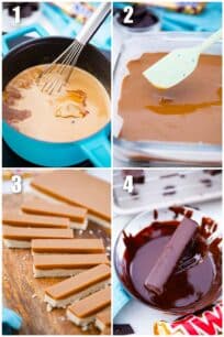 Peanut Butter Twix Bars - Healthier Version - Sweet and Savory Meals