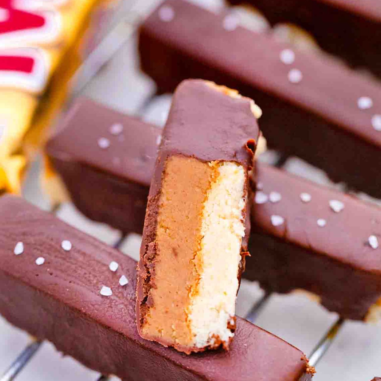Peanut Butter Twix Bars Healthier Version Sweet And Savory Meals