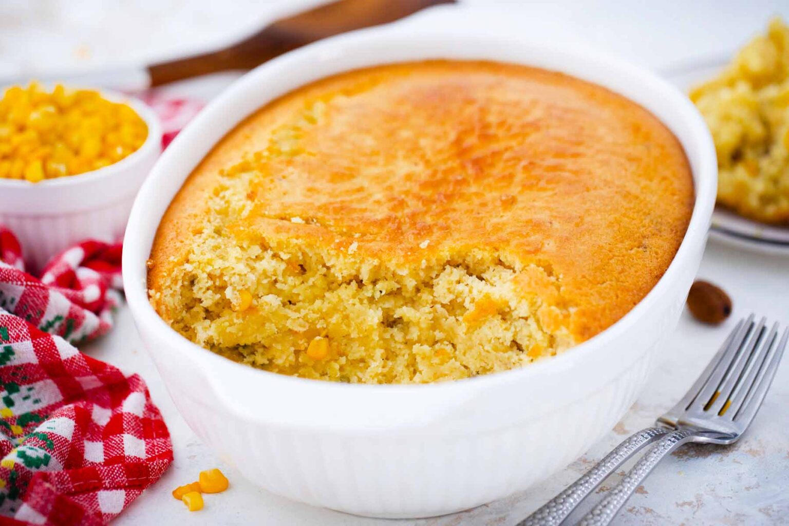 Corn Pudding Casserole (Classic Recipe!) - Sweet and Savory Meals