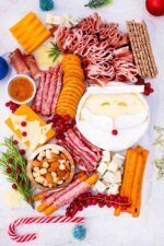 Santa Claus Cheese Board Recipe - Sweet and Savory Meals