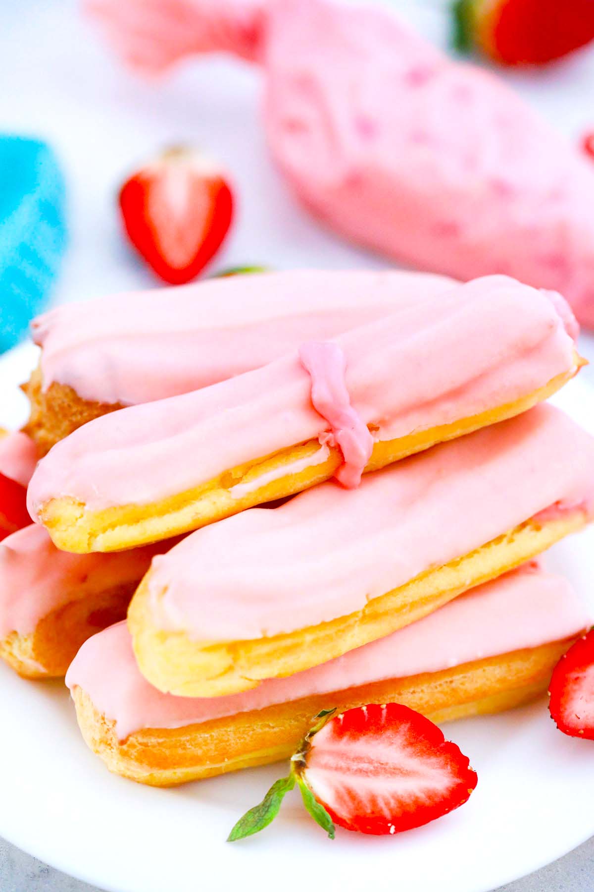 Strawberry Eclairs Recipe - Sweet and Savory Meals