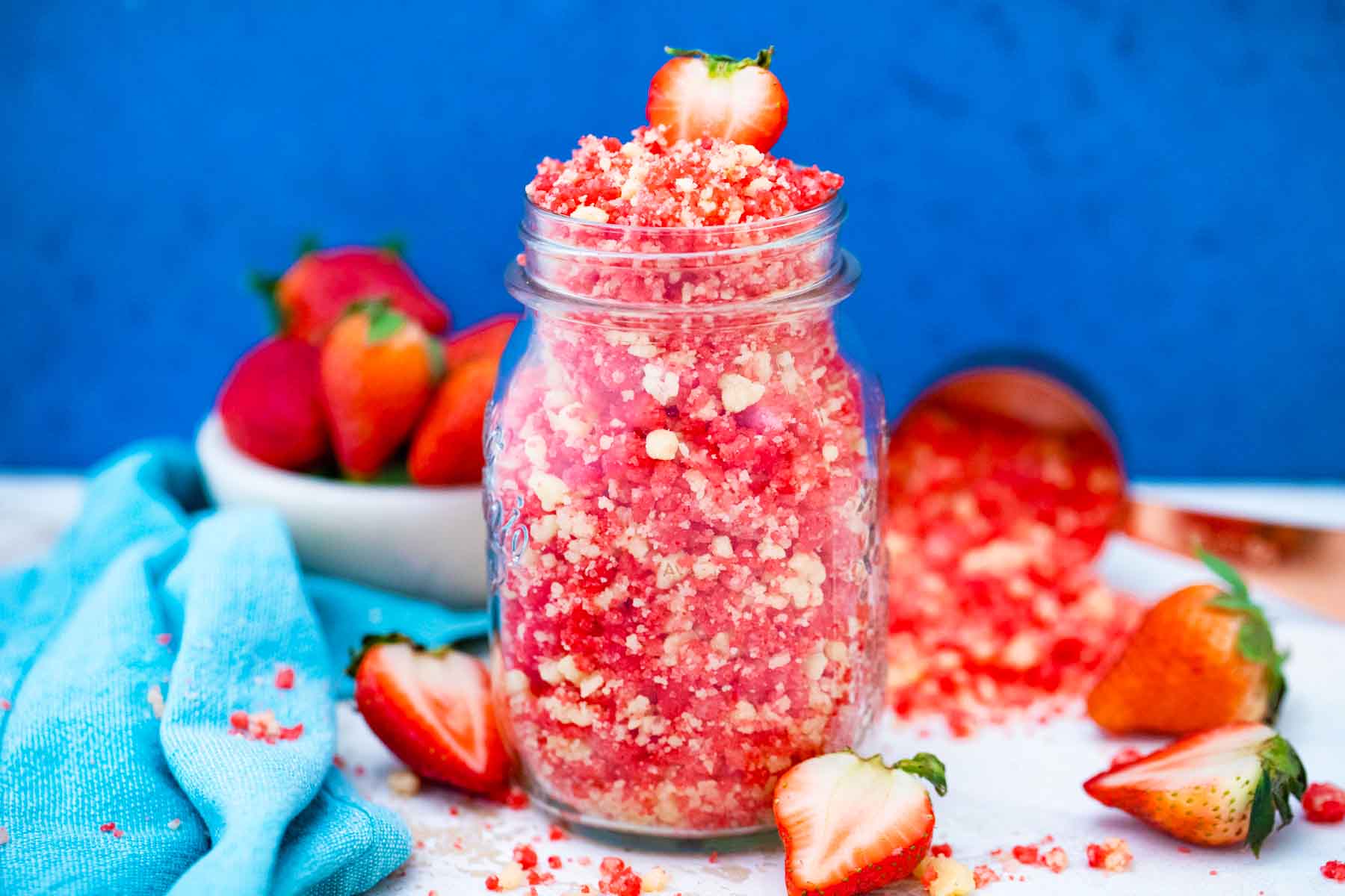 Strawberry Shortcake Crumbs Recipe - Sweet and Savory Meals