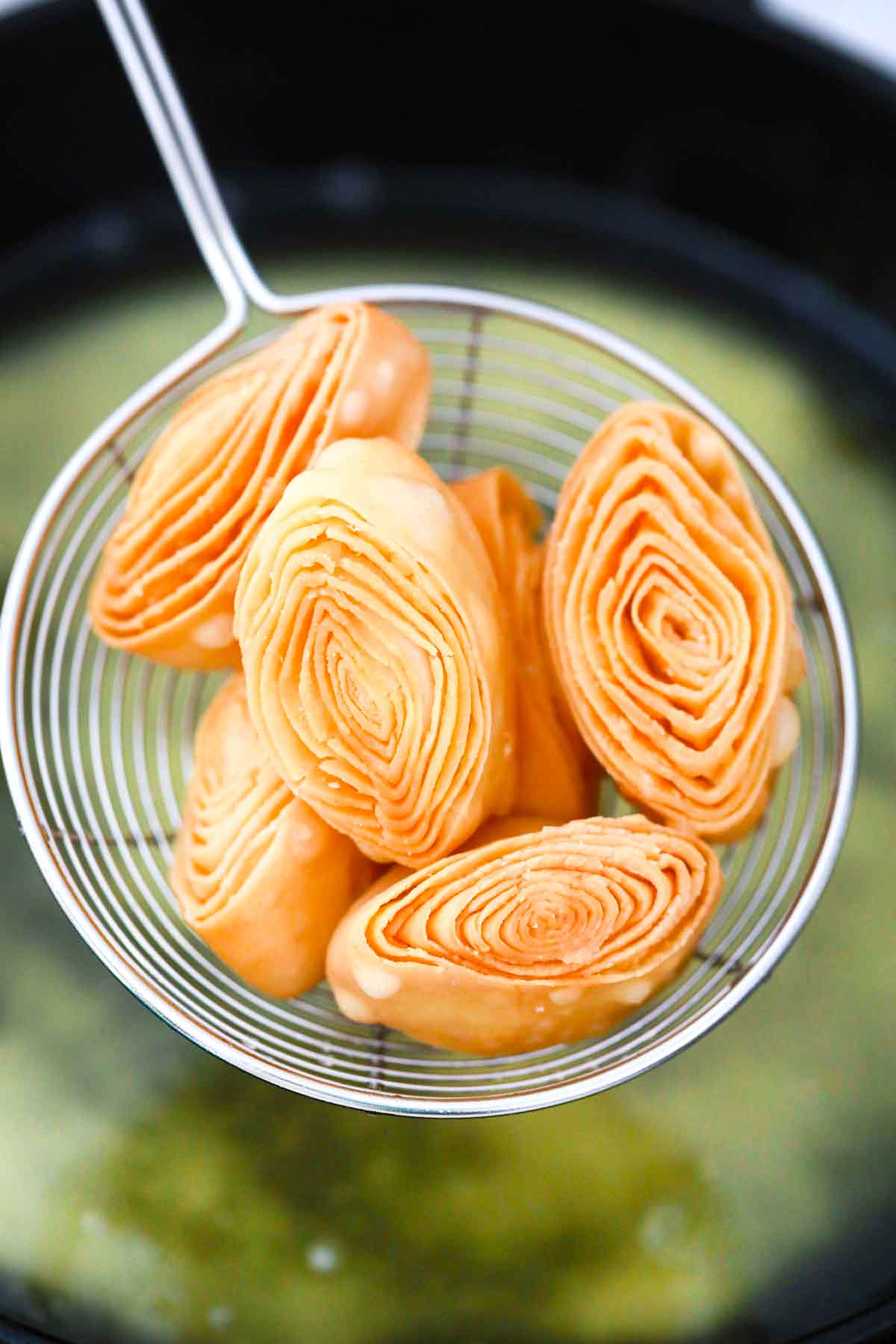 Fried Dough Roses Recipe - Carnival Roses - Sweet and Savory Meals