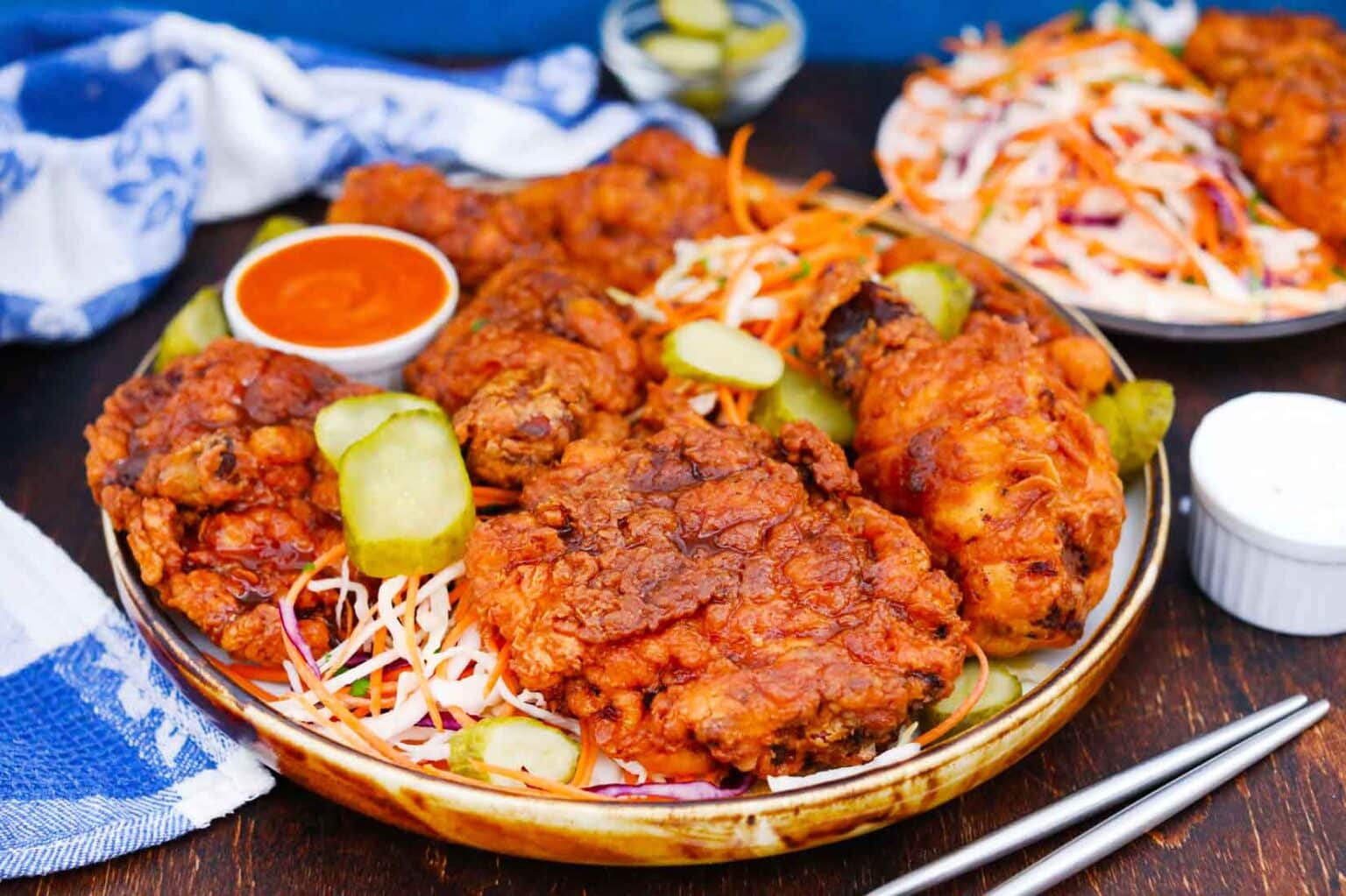 Nashville Hot Chicken - Unbelievably Crispy! - Sweet and Savory Meals