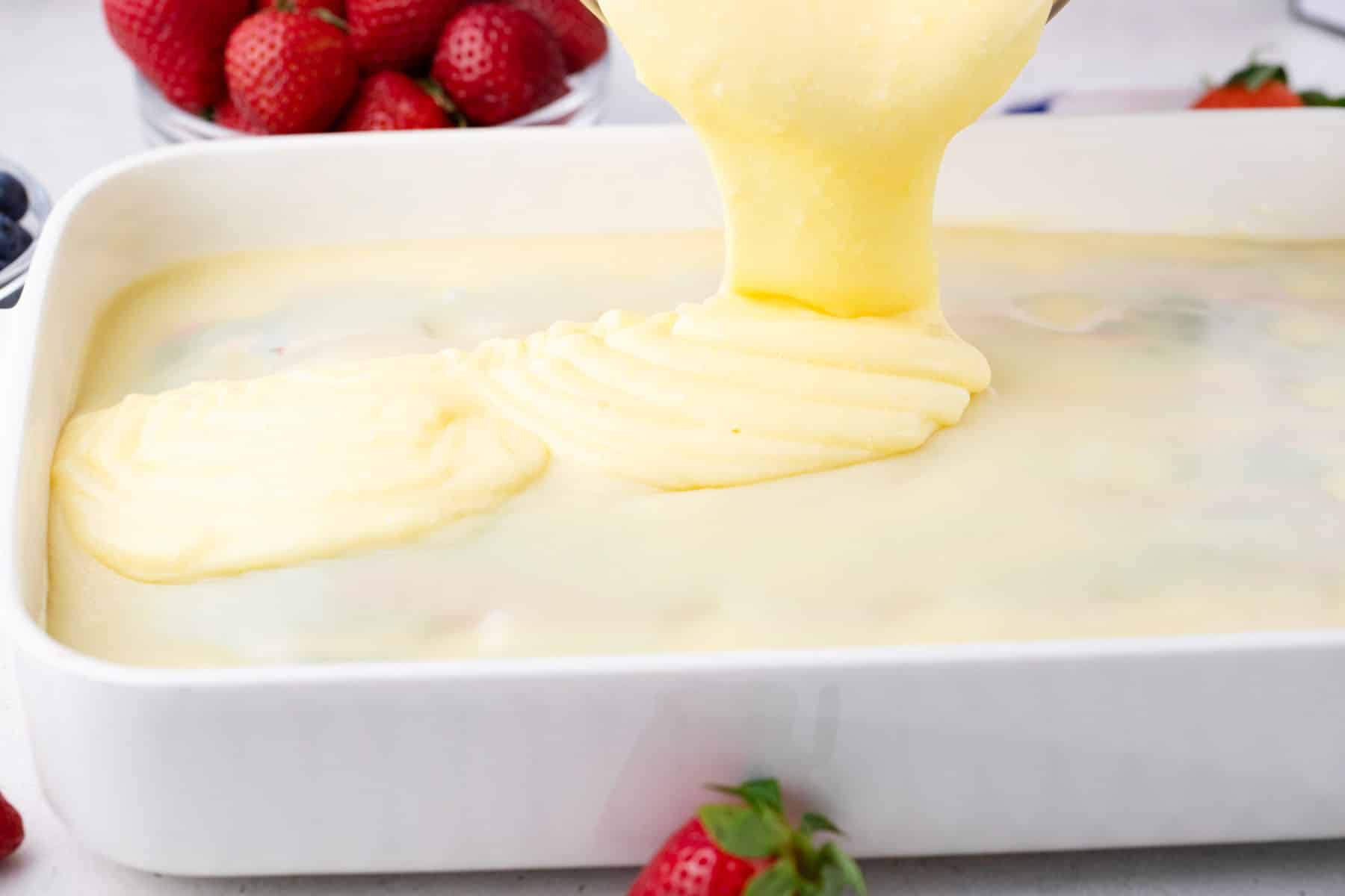 Patriotic Poke Cake Recipe - Sweet and Savory Meals