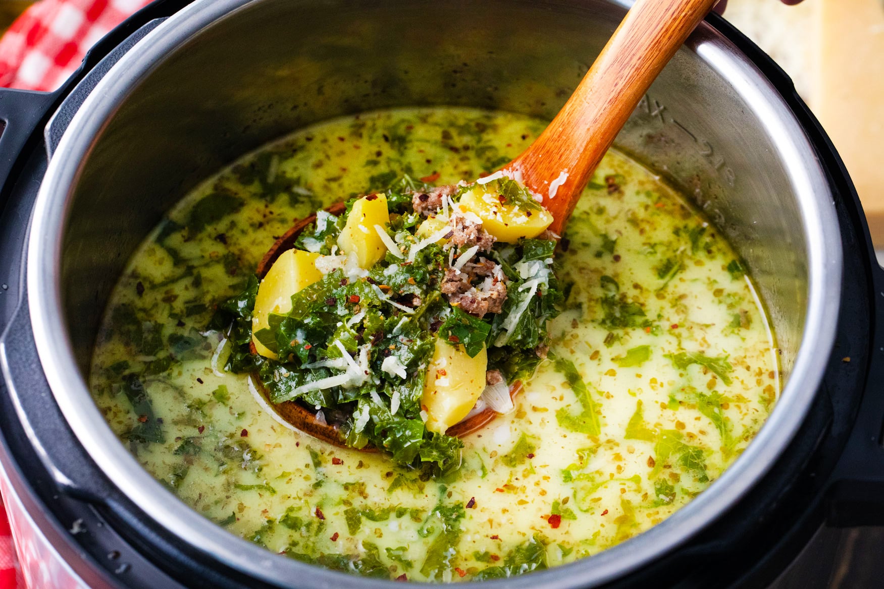 Instant Pot Zuppa Toscana - Sweet and Savory Meals
