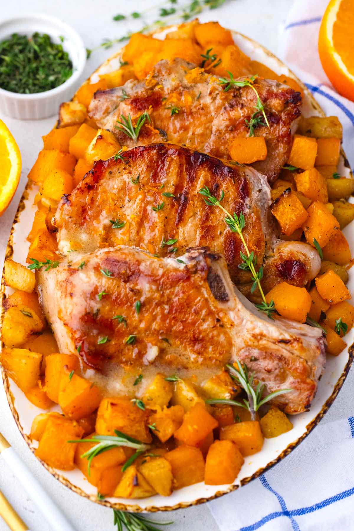 Pumpkin Pork Chops - Sweet and Savory Meals