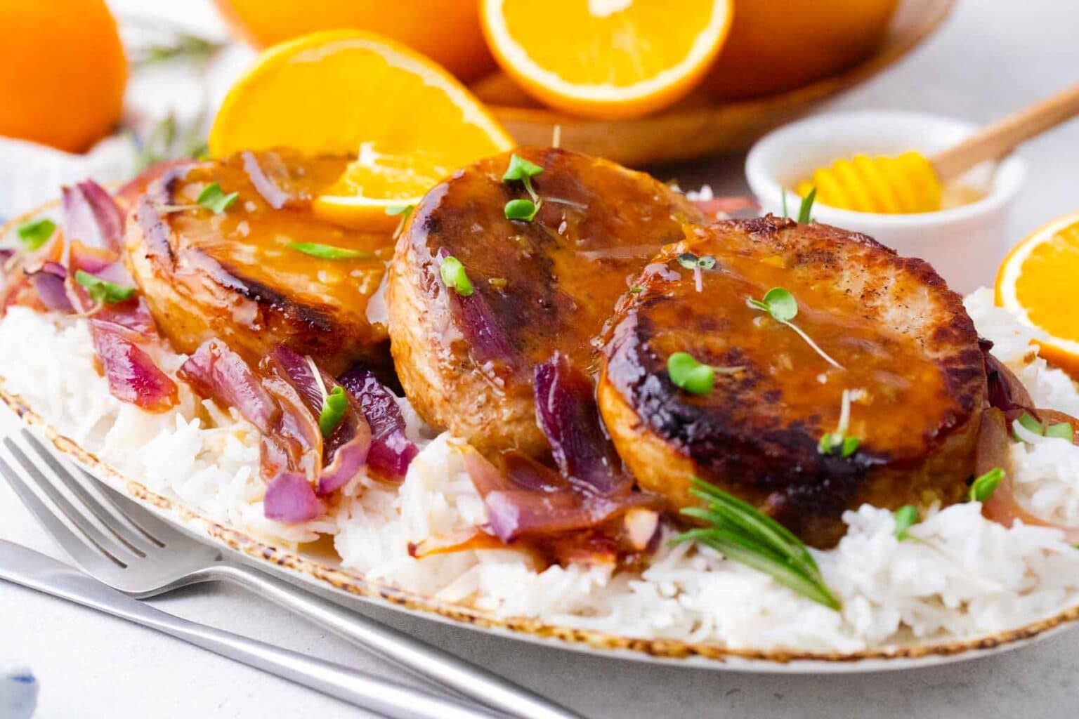 Orange Glazed Pork Chops - Sweet and Savory Meals