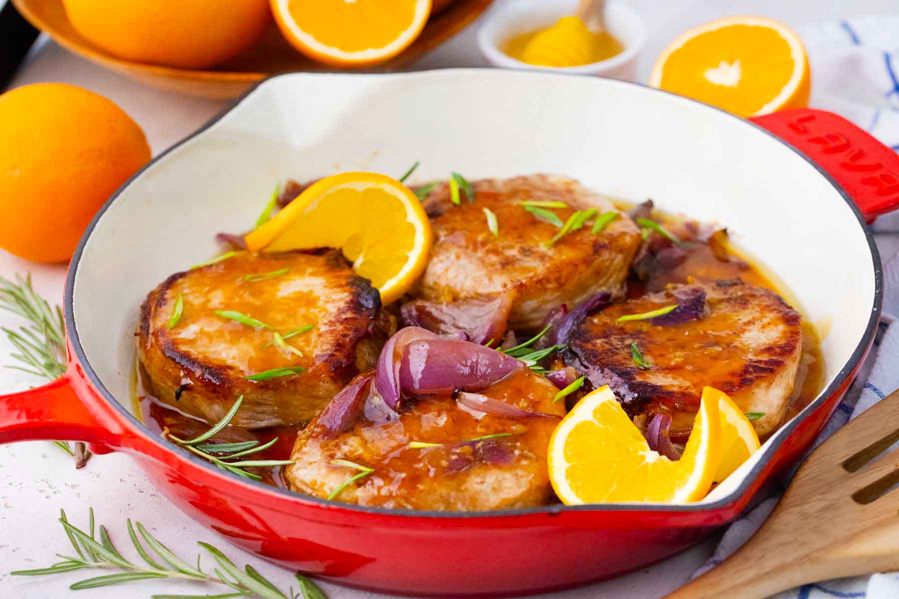 Orange Glazed Pork Chops - Sweet and Savory Meals